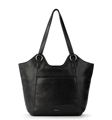 The Sak womens Sierra Leather Shopper, Black Ii, One Size US