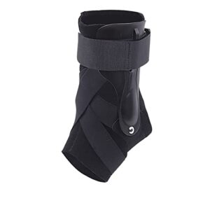 robots master 1pcs ankle support fixed ankle brace protector fitness basketball sport foot guard sprains injury wrap orthosis stabilizer (size : l)