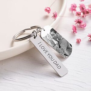 Valentine Day Gifts Personalized Keychain - Drive Safe I Need You Here With Me Custom Keychain Valentine Day Gifts for him, Silver, One Size