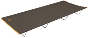 alps mountaineering lightweight camping cot, one size, clay/apricot - new