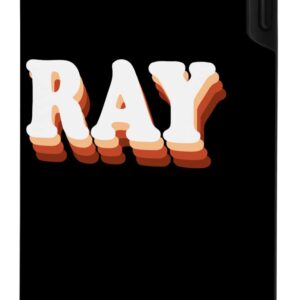 iPhone XS Max Ray Family Name Outfit Personalized Last Name Vacation Case