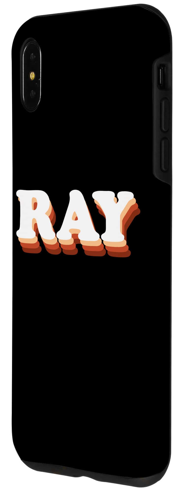 iPhone XS Max Ray Family Name Outfit Personalized Last Name Vacation Case