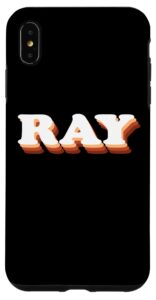 iphone xs max ray family name outfit personalized last name vacation case