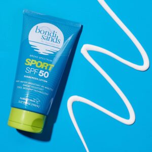 Bondi Sands Sport SPF 50 Sunscreen Lotion | High-Performance Protection with Cool Motion Technology, Non-Greasy, Water + Sweat-Resistant | 5.07 Fl Oz