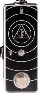 catalinbread cb dual tap tempo pedal with trs cable, black and silver (cat cbtap)