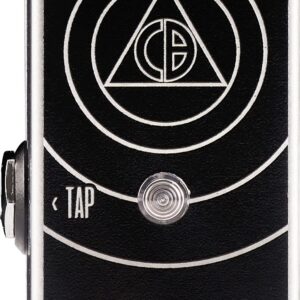 Catalinbread CB Dual Tap Tempo Pedal with TRS Cable, Black and Silver (CAT CBTAP)