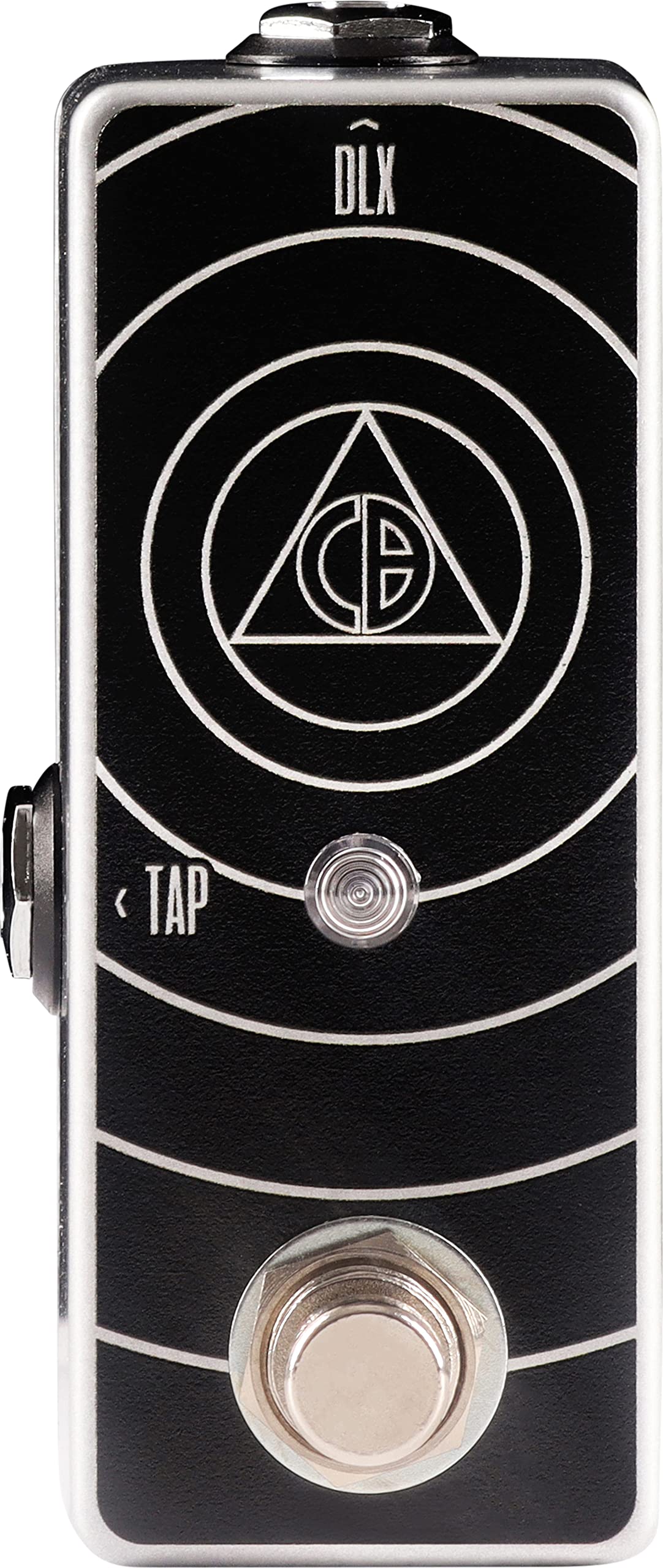 Catalinbread CB Dual Tap Tempo Pedal with TRS Cable, Black and Silver (CAT CBTAP)