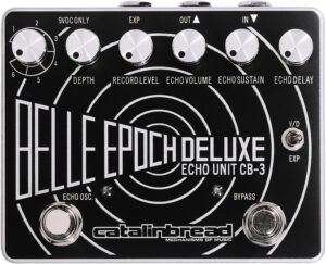 catalinbread belle epoch deluxe pedal black and silver, (853710004758)