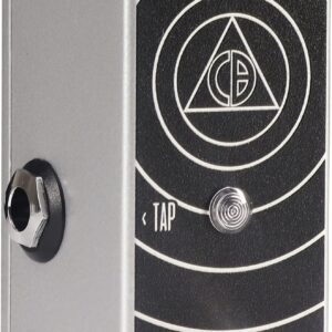 Catalinbread CB Dual Tap Tempo Pedal with TRS Cable, Black and Silver (CAT CBTAP)