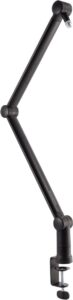 kensington a1020 boom arm for microphones, webcams, and lighting systems (k87652ww)