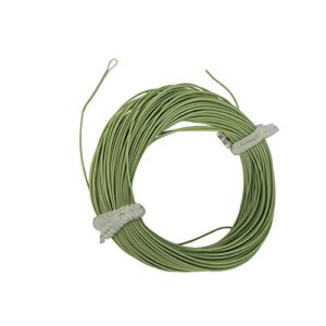 floating fly fishing line nymph line ultra thin fly line one size all 0-5(green)