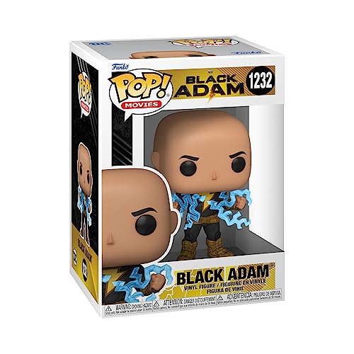 Funko Pop! Movies: Black Adam - Black Adam No Cape with Lighting Chest - Chance of Chase, Multicolor, Standard, 64189