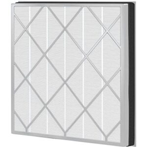 allisfresh he400 hepa filter replacement compatible with shark he4fkpet he400 he401 he402 & he405 4 fan air cleaner purifier, 3-stage filtration