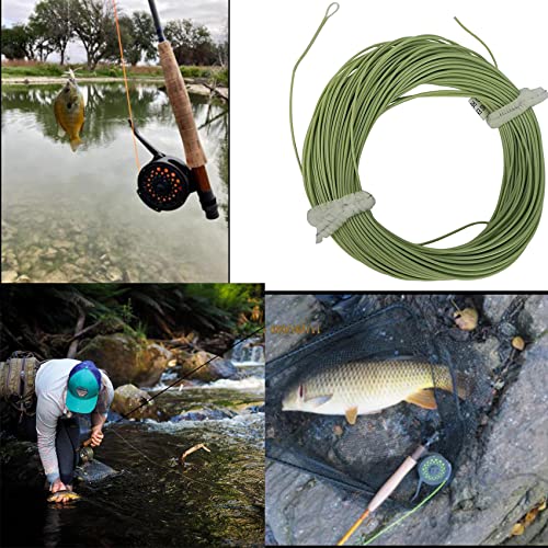 Floating Fly Fishing Line Nymph Line Ultra Thin Fly Line One Size All 0-5(green)