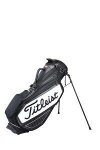 titleist - premium stand bag - black/white