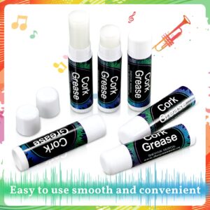 12 Pieces Cork Grease for Saxophone Clarinet Cork Grease Flute Grease Lubricant Tube Cleaning and Care Product for Saxophone Clarinet Flute Supplies