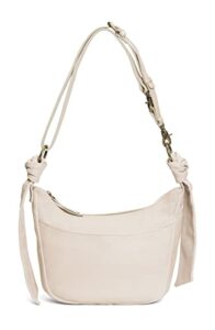 frye womens nora knotted crossbody bag, cream, one size us