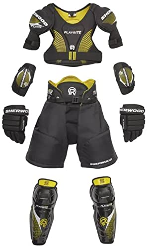 SHERWOOD Sher-Wood Playrite Basic Youth Hockey Kit, S/M