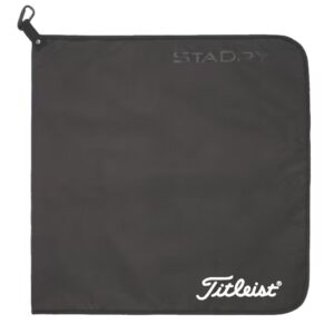 titleist black towel, black, 20x20