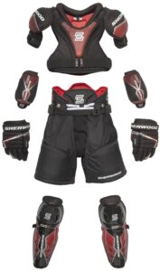 sherwood code premium youth hockey kit, large