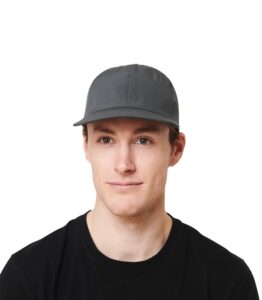 western rise versa men's hat. packable, waterproof and stretchy designed for maximum versatility charcoal