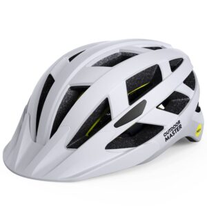 outdoormaster mips adult recreational cycling helmet - chalk cliff,l