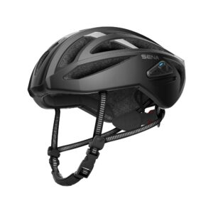 sena r2 evo road cycling helmet (matte black, large)