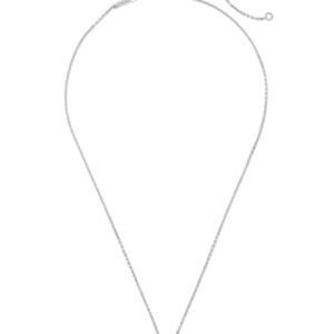 Kendra Scott Davie Pendant Necklace in Sterling Silver, Fine Jewelry for Women, Aquamarine