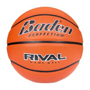 baden rival game basketball - size 7 (29.5"), orange