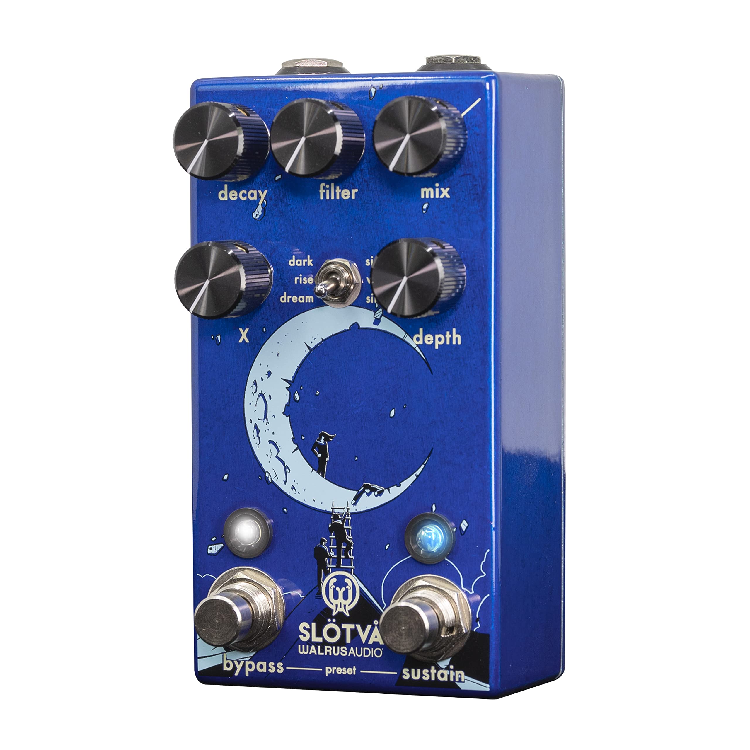 Walrus Audio Audio Slotva Multi Texture Reverb Pedal, Blue (900-1062)