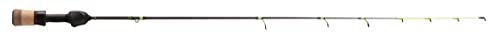 13 FISHING - Tickle Stick - Ice Fishing Rod - Gen 3 - 38" L (Light) - Hole Hopper Rod - 1/16-1/8oz - PC2 Flat-Tip Blank - TS3-38L Black