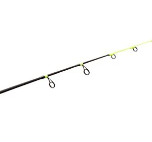 13 FISHING - Tickle Stick - Ice Fishing Rod - Gen 3 - 38" L (Light) - Hole Hopper Rod - 1/16-1/8oz - PC2 Flat-Tip Blank - TS3-38L Black