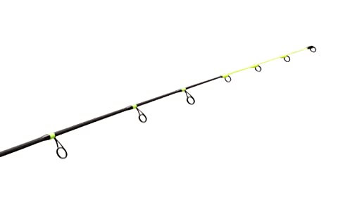 13 FISHING - Tickle Stick - Ice Fishing Rod - Gen 3 - 38" L (Light) - Hole Hopper Rod - 1/16-1/8oz - PC2 Flat-Tip Blank - TS3-38L Black