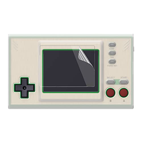 PlayVital Semi-Transparent Clear Silicone Cover Protective Case Skin for Game & Watch: The Legend of Zelda w/ 2 Pcs Screen Protectors