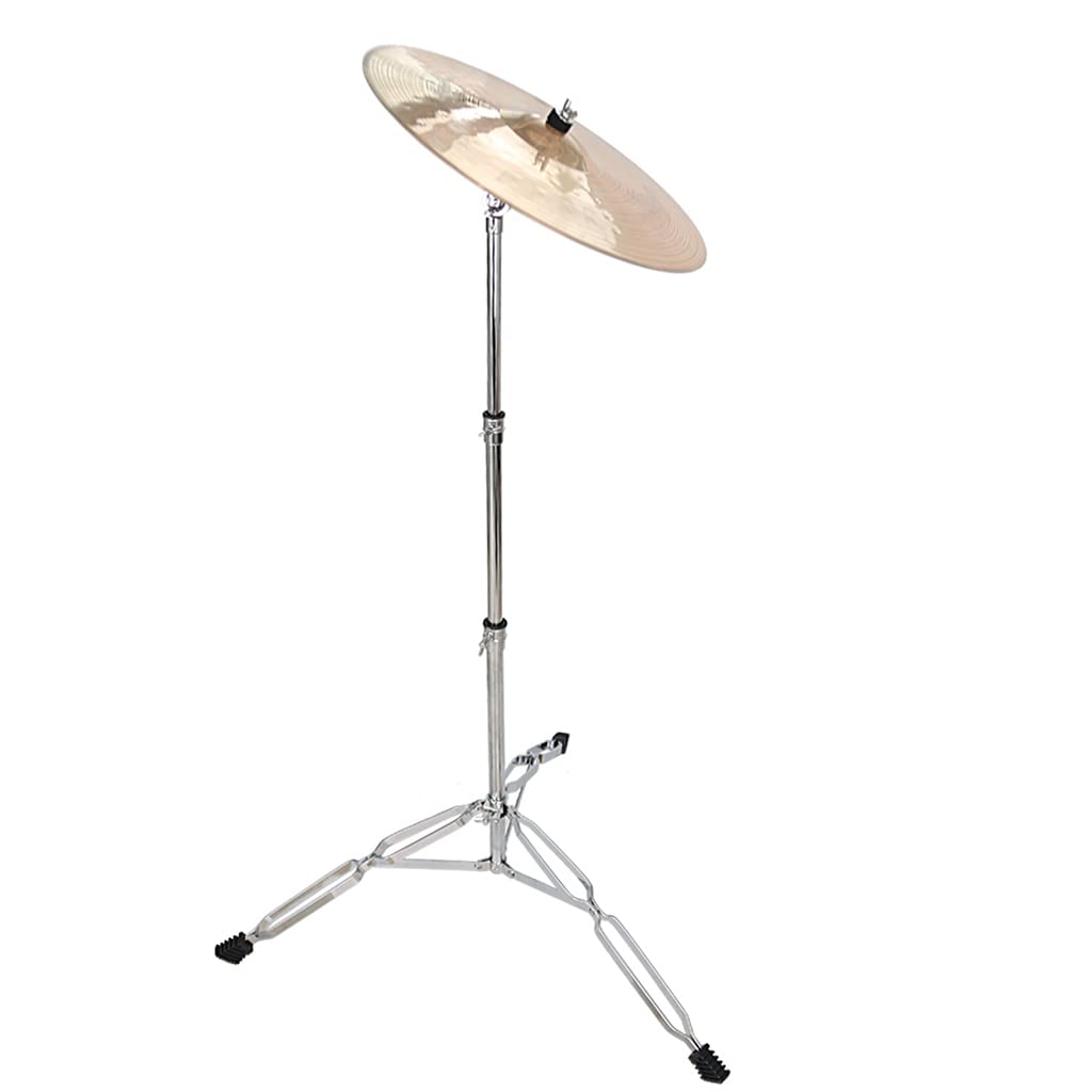 Boom Cymbal Stand Double Braced Adjustable Height 27.5"-52.7", Heavy Duty Double Braced Legs, Medium Weight Boom Stand with Gearless Cymbal Tilter (US Spot)