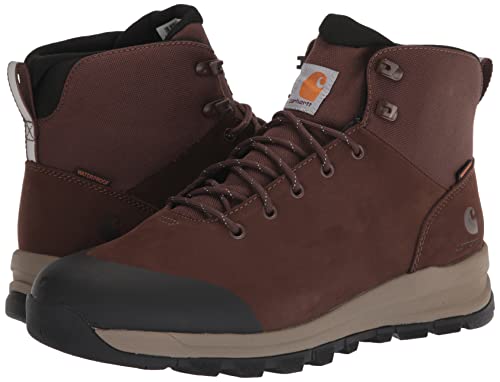 Carhartt Men's Outdoor WP 5" Soft Toe Hiker Boot FH5020-M, Dark Brown, 8.5 W