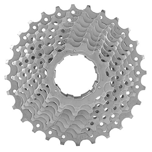 Shanrya Bike Cassette Sprocket, Accurate Gear Ratio 28T 10 Speed Low Noise Bicycle Freewheel for Road Bike