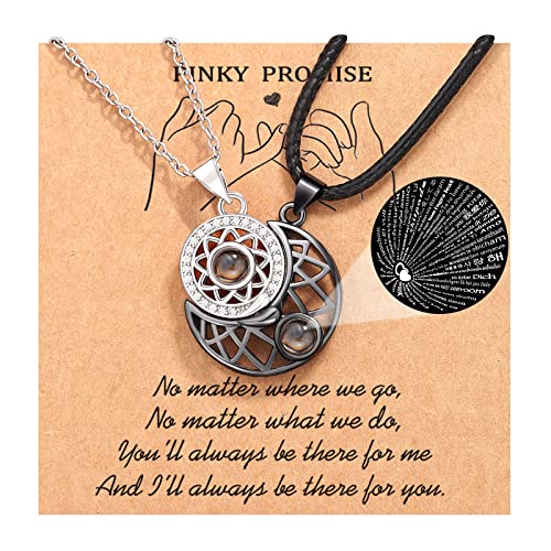 UPROMI Couples Gift Ideas, Matching Necklace for Couple Gifts I Love You Couples Stuff Cute Birthday Anniversary Sweetest Wedding Christimas Valentines Day Gifts for Him Her Boyfriend Girlfriend