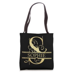 sophie name tote bag