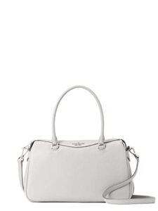 kate spade new york pebbled leather mimi satchel (nimbus grey)