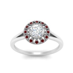 caratyogi 925-sterling-silver natural-garnet prong setting round ring modern-classic wedding engagement solitaire ring daily wear party wear women in size : 10