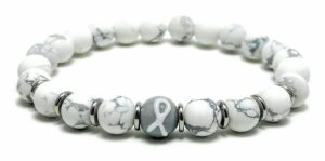 lung cancer awareness bracelet