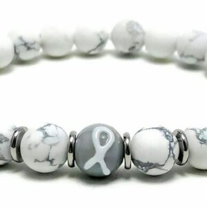 Lung Cancer Awareness Bracelet