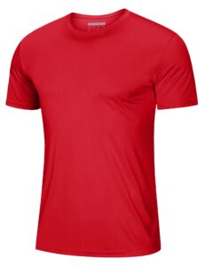 athletic t-shirts for men summer shirts quick dry top tee rash guards running shirt dry fit lightweight sun shirts gym active t-shirt