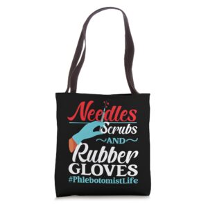 phlebotomist tech technician tote bag