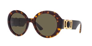 versace woman sunglasses havana frame, brown lenses, 55mm