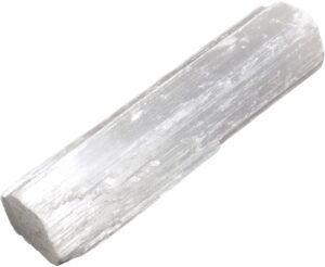 pachamama essentials selenite healing stone - crystal stick for healing, reiki & metaphysical energy drawing - 2-2.5"