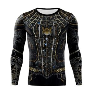 jiazery qz mens super hero base layer underwear, cool dry short sleeve compression shirt, sport fitness sweatshirt (012 m)