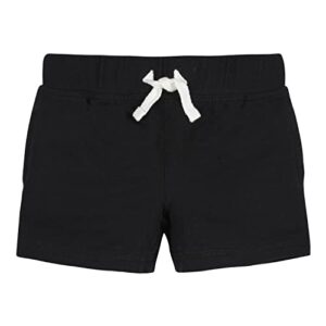 Gerber Baby Boy's Toddler 3-Pack Pull-On Knit Shorts, Gray & Black, 12 Months