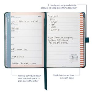 Busy B Mid Year A6 To Do Diary August 2022 - August 2023 - Sprinkle Week to View A6 Diary with Notes, Pen Holder and Tear-Out Lists